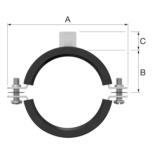 FastFix BSI clip M8-M10 x 165-169