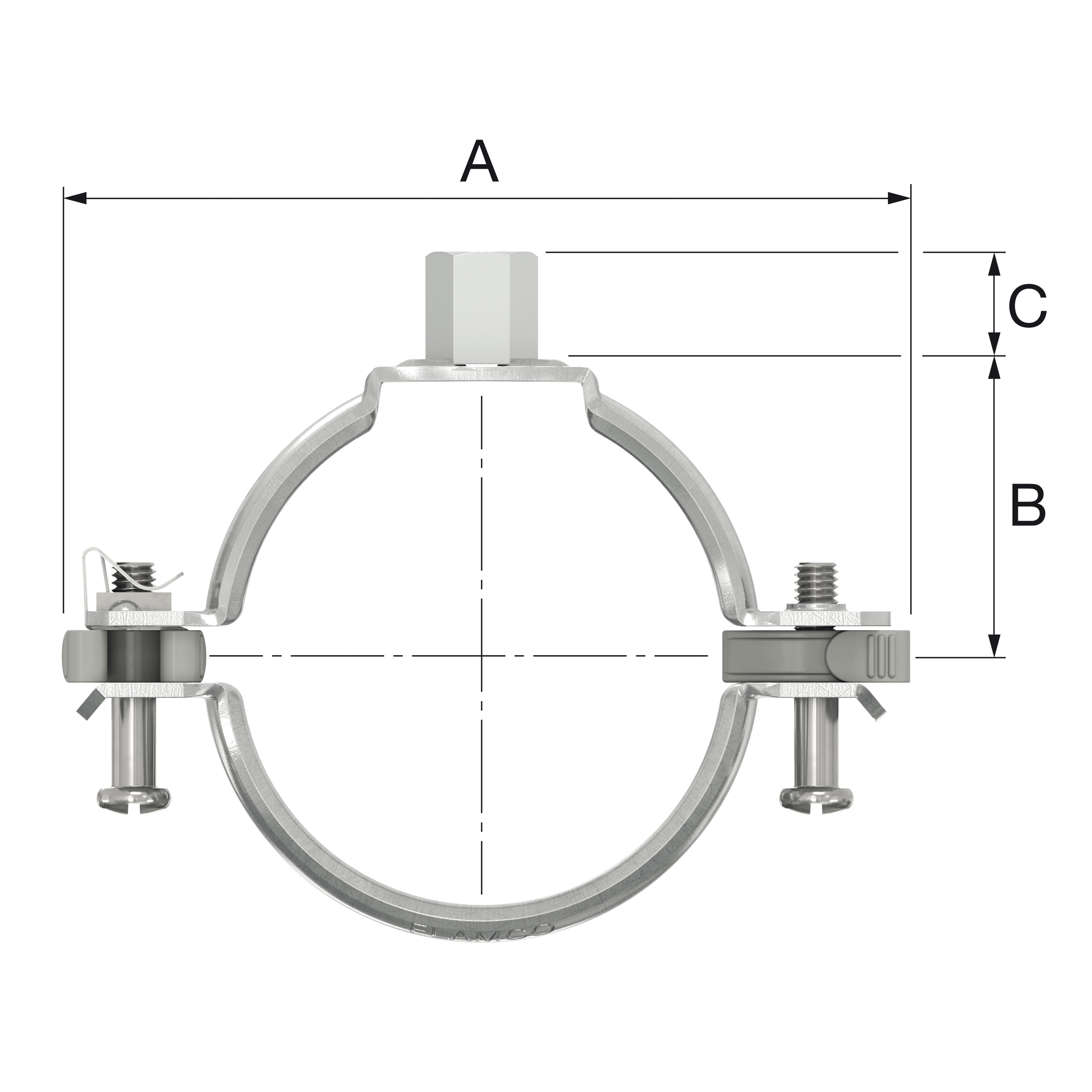 FastFix BSK clip M8/M10 x 160 mm