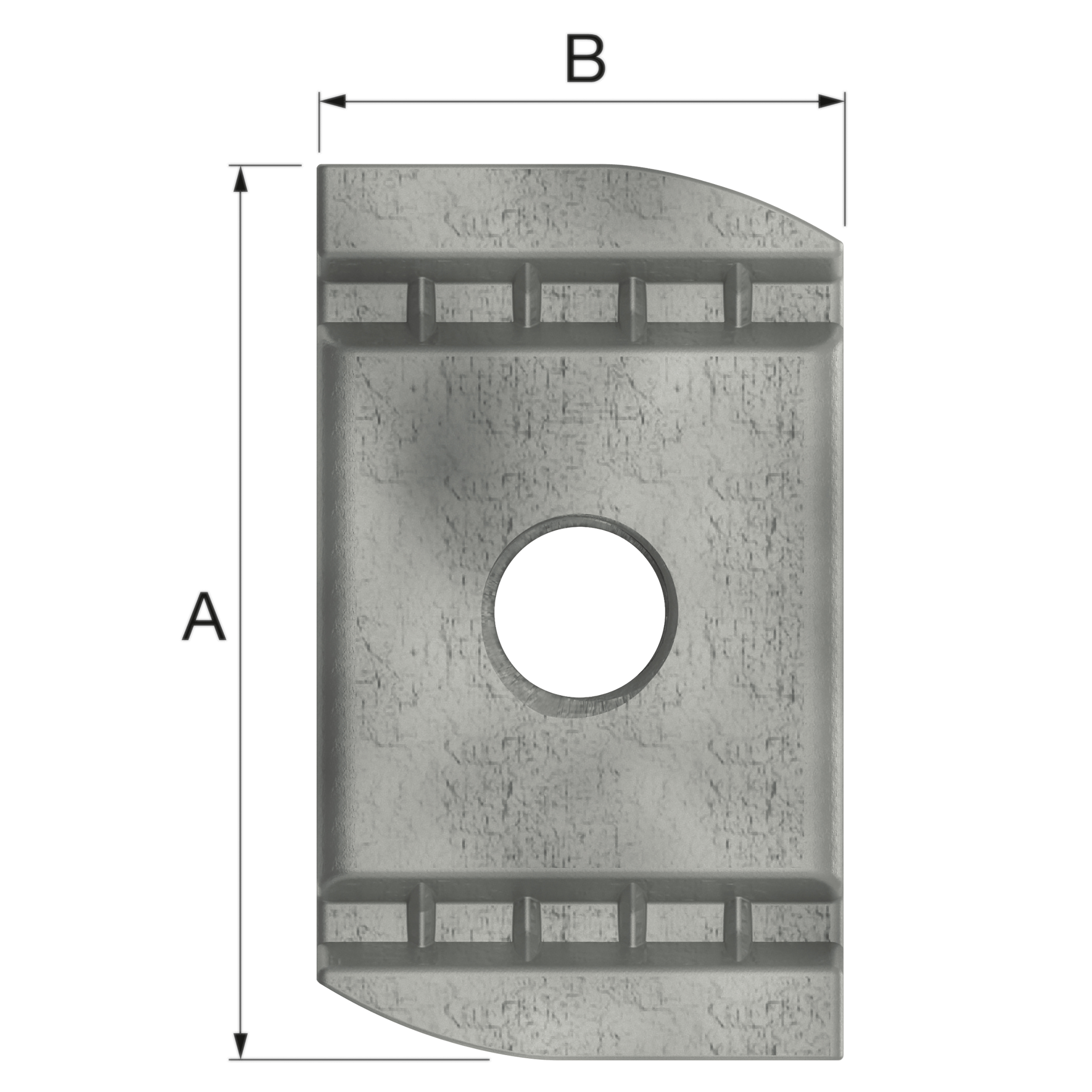FastFix STRUT Sliding nut M 10 HDG