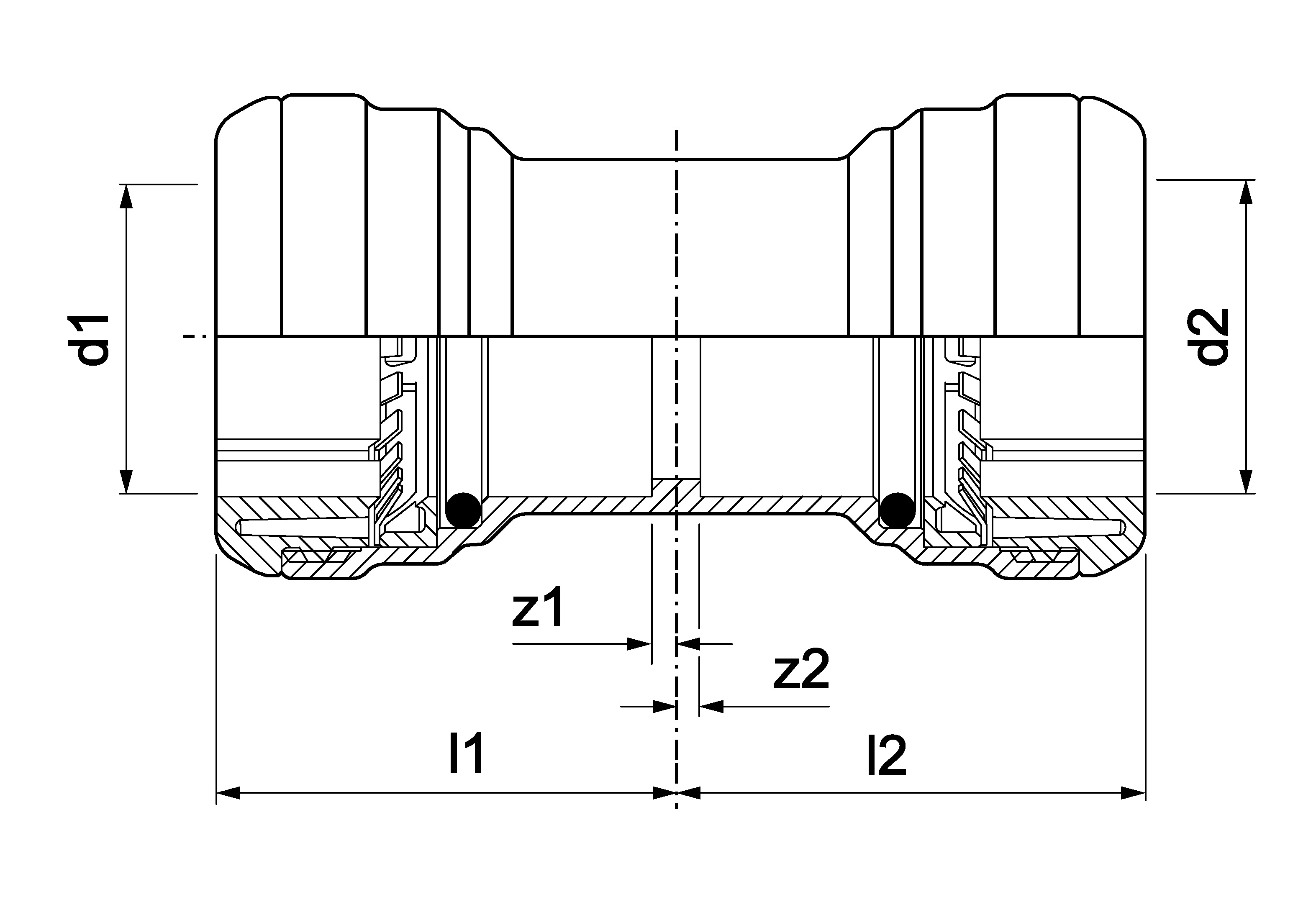 VSH Tectite Pro Muffe i/i 35