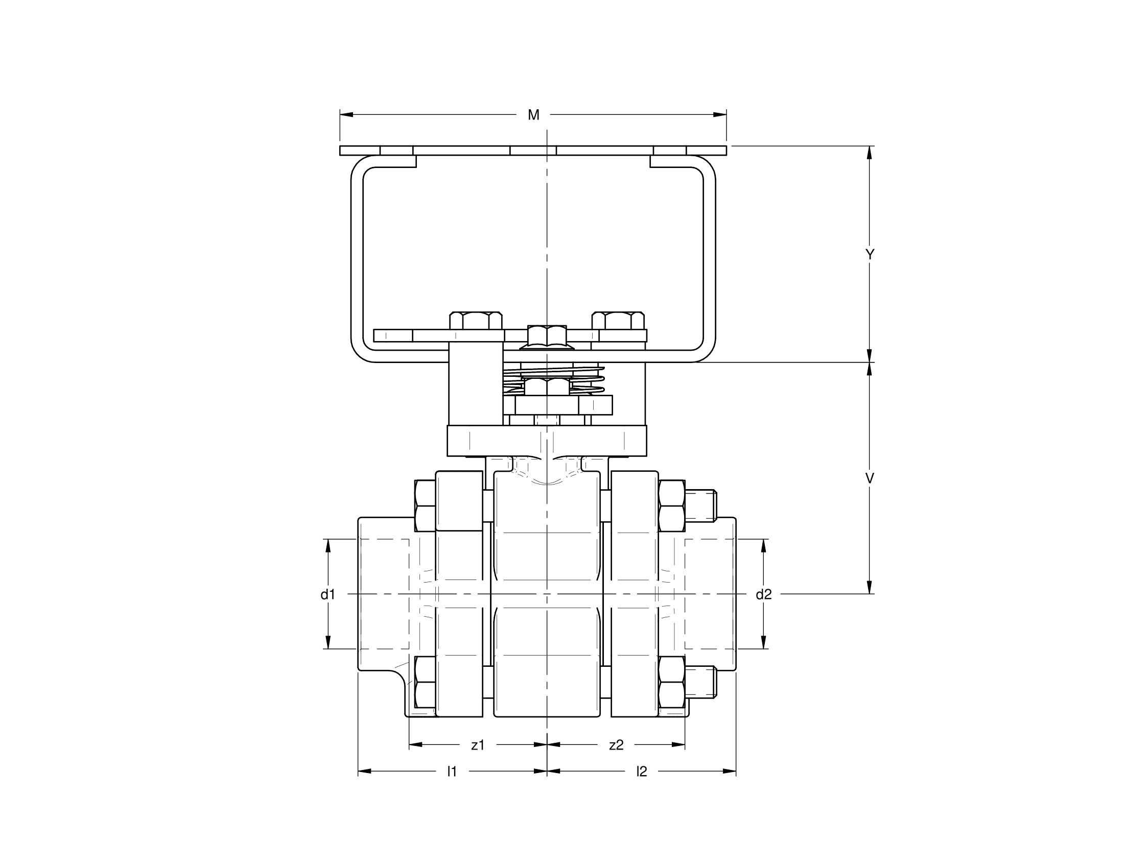 Apollo Stainless Steel 3 Piece Full Port Ball Valve with SS Locking ...