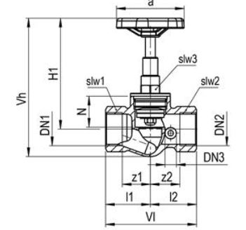 Apollo Class 125 Bronze Globe Valve 1-1/2" (2 x Solder)