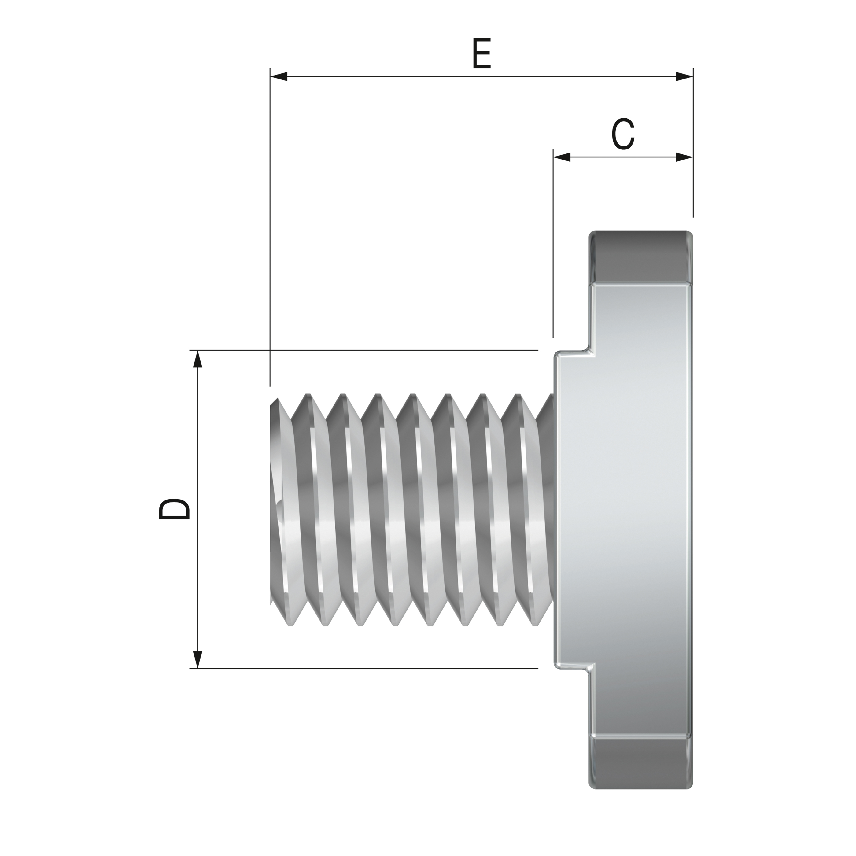 FastFix hammer head bolt HB M8