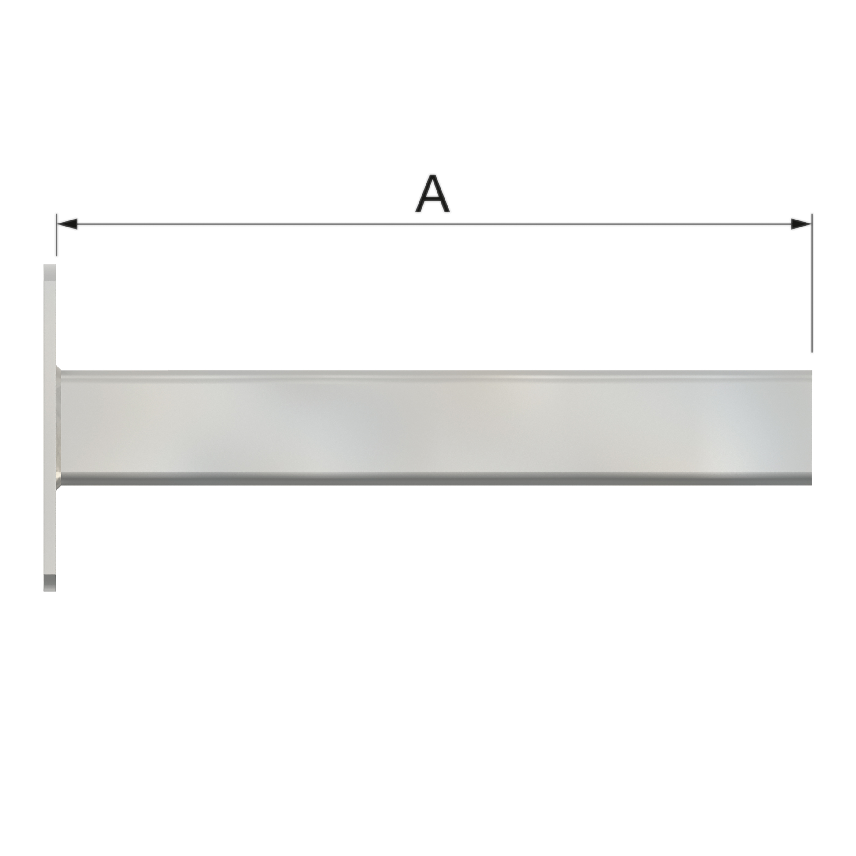 FastFix console de rail en inox R4x500