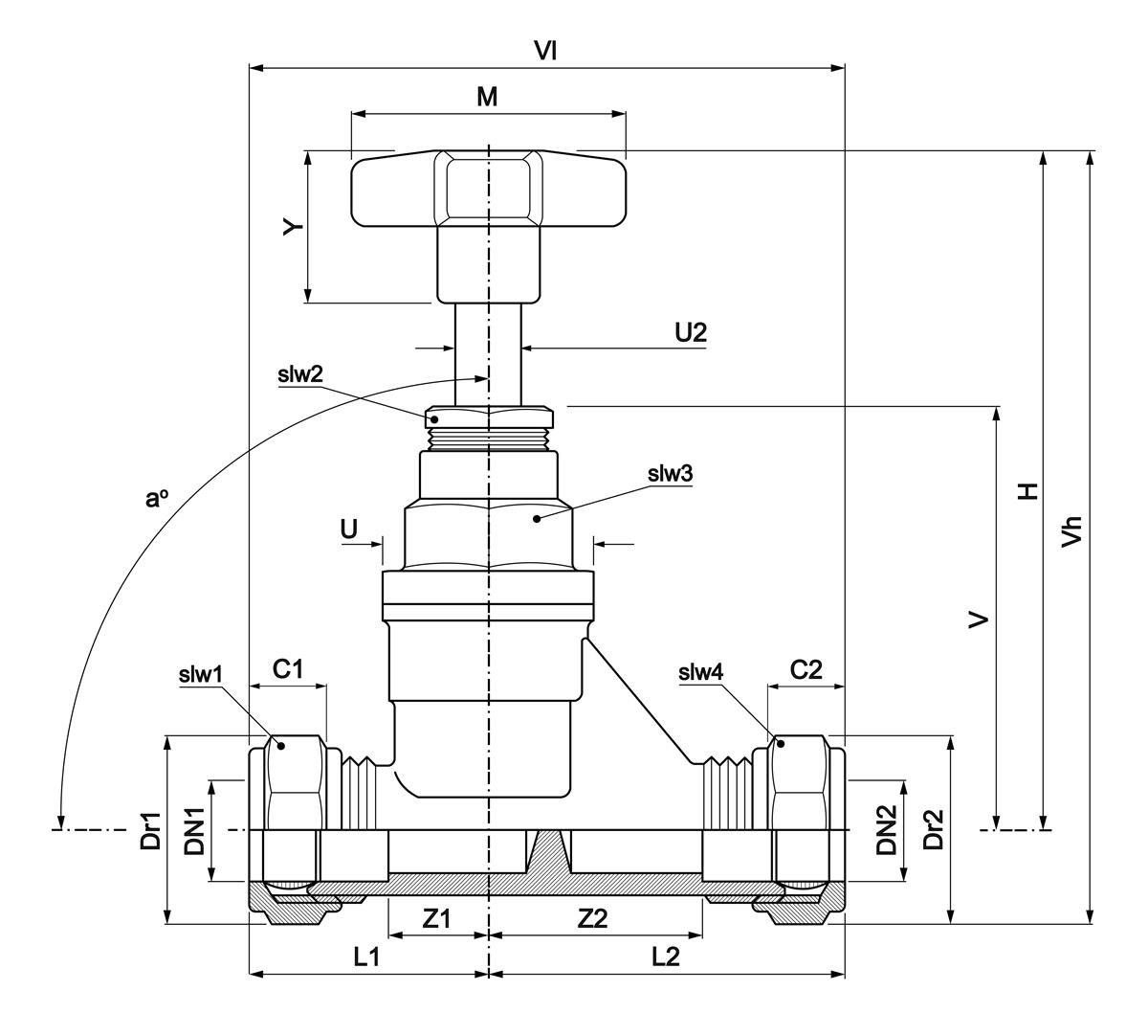 Chromium Plated Stopvalve BS 1010