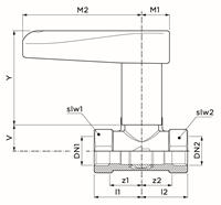 Pegler ProFlow DRV commissioning valve (2 x female thread)
