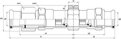 VSH XPress Union Double Check Valve