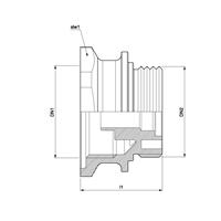 Pegler ResiFlow Extended D Adapter