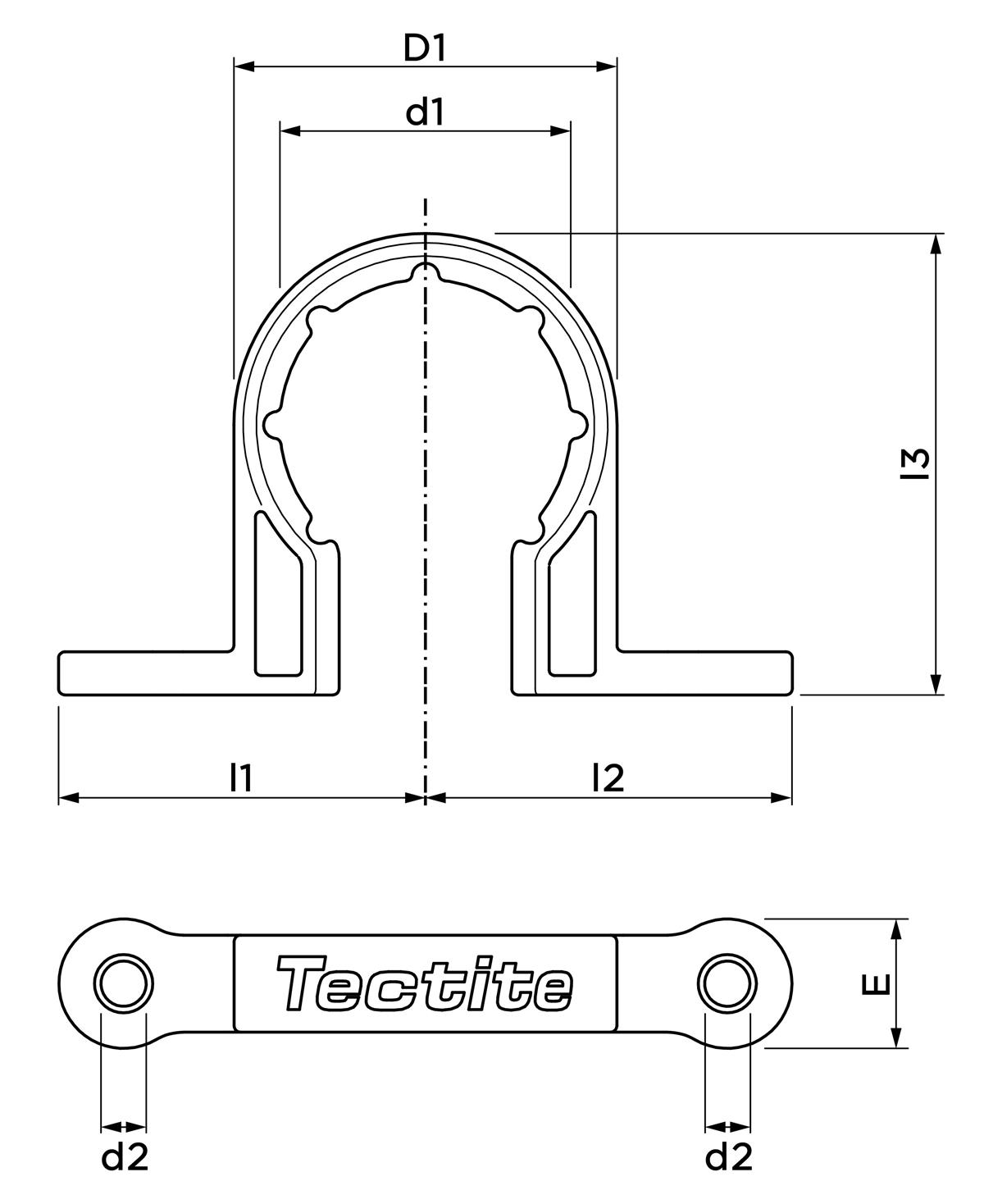 VSH Tectite Classic anti-rotation clip 15