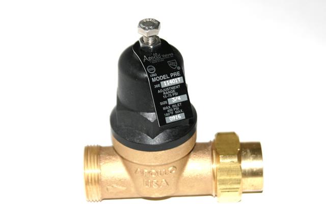 Apollo Direct Acting Water Pressure Reducing Valve 15-75 psig 1-1/2" (2 ...