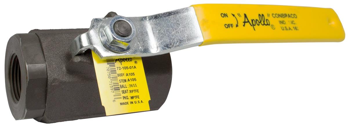 Apollo 2 Piece Full Port Carbon Steel Ball Valve with SS Ball & Stem ...