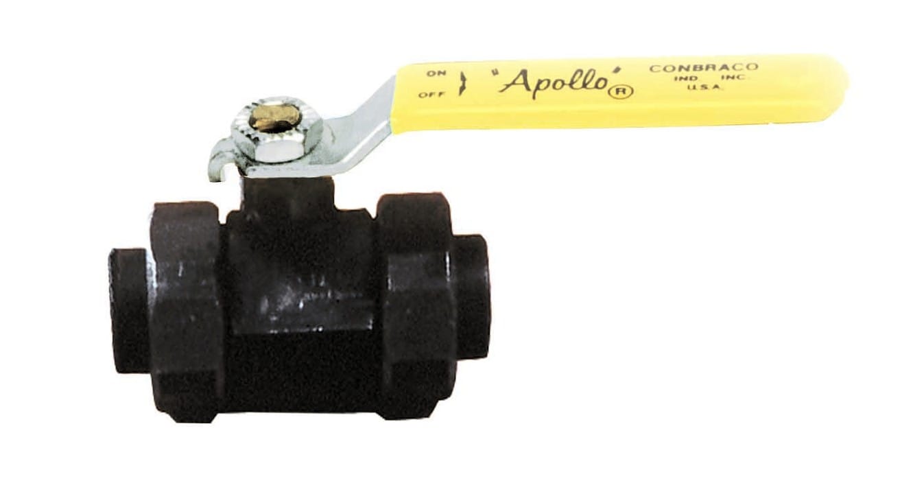 Apollo Carbon Steel Standard Port Ball Valve with 316 SS Ball & Stem ...