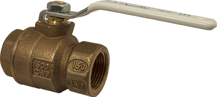 Apollo Bronze 2 Piece Full Port Ball Valve with SS Ball & Stem, Locking ...