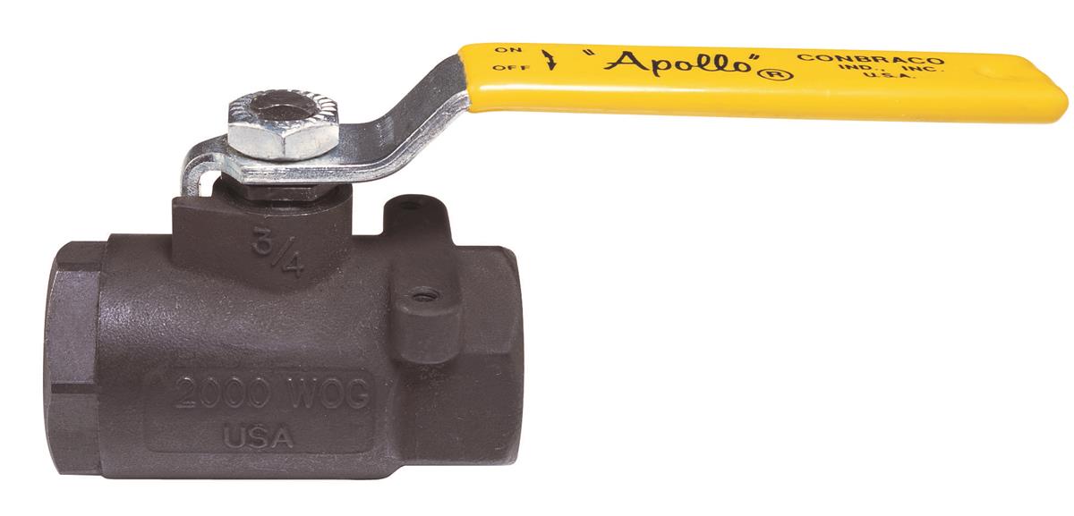 Apollo Carbon Steel Two-Piece Ball Valve with Stainless Steel Ball ...