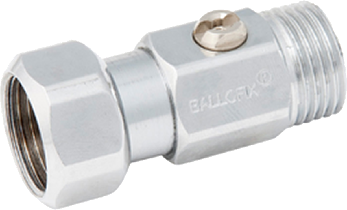 Broen Ballofix mini ball valve no handle union FM G1/2" (DN10R) Cr