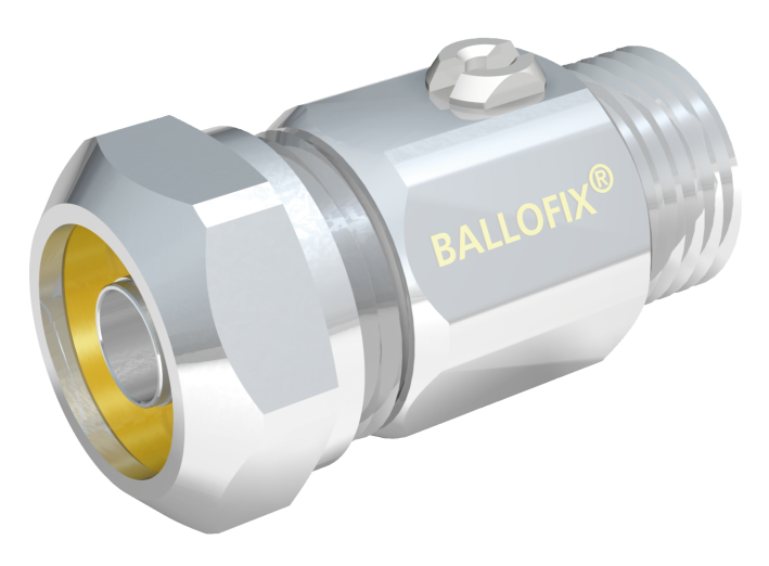 Broen Ballofix mini ball valve ML-pipe UFH FM 20/3,5xG1/2" (DN15R) Cr