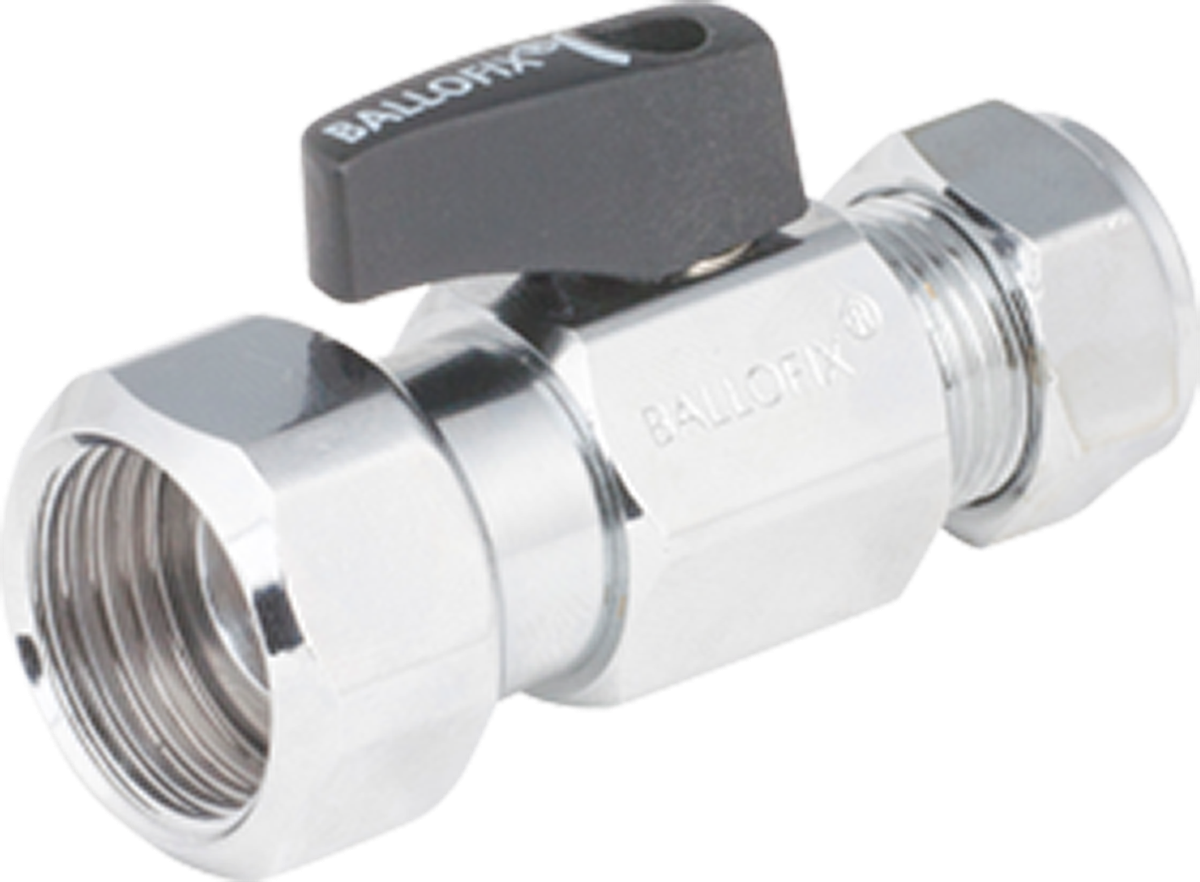 Broen Ballofix straight w handle Swivel x Compression