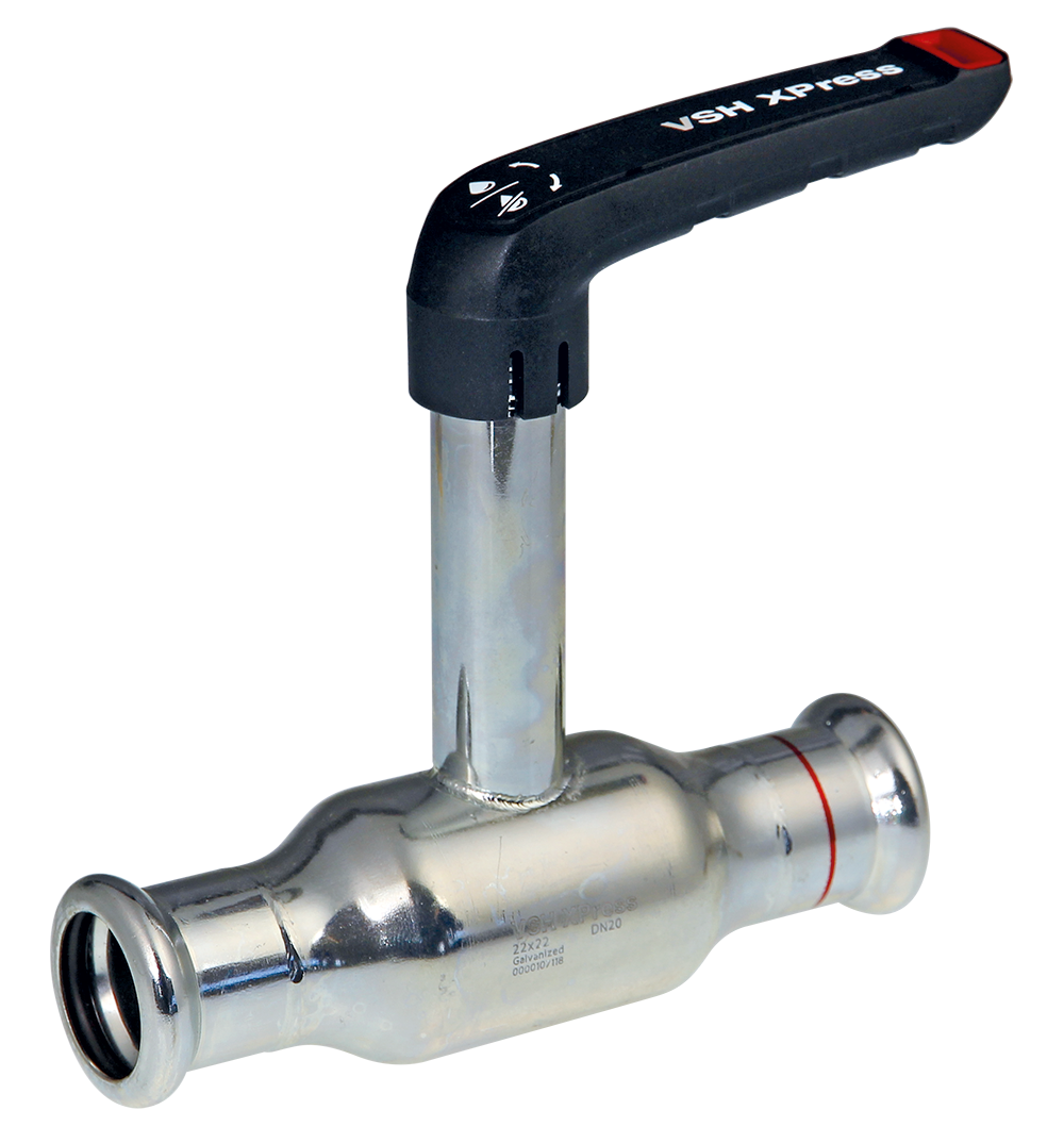 VSH XPress FullFlow Carbon ball valve extended stem FF 35 (DN32)