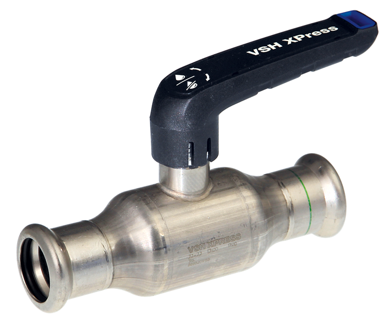 VSH XPress FullFlow Stainless ball valve (press)