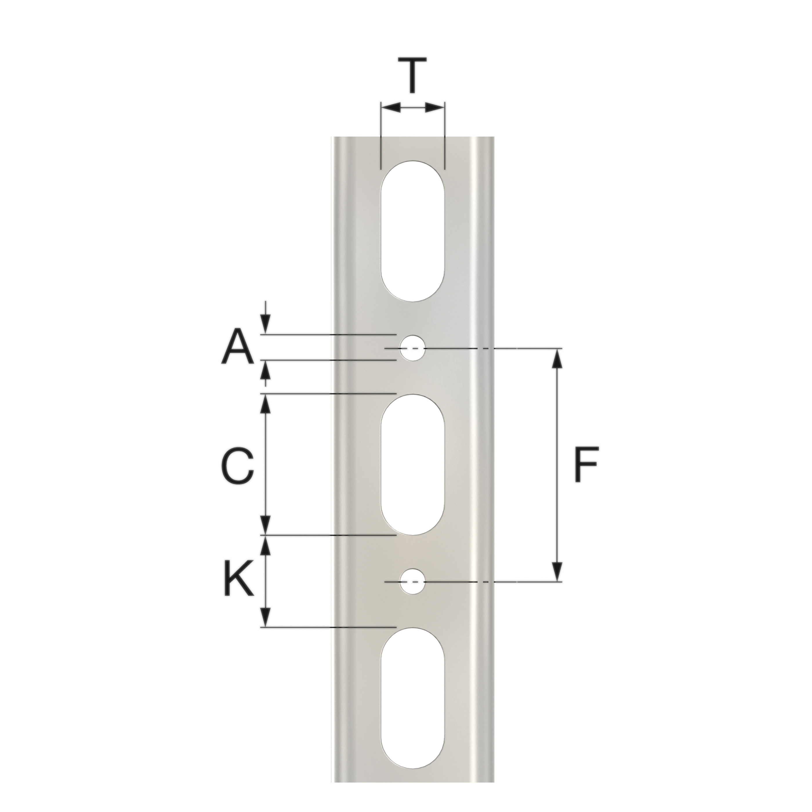 FastFix rails R4 2m p.m. RVS