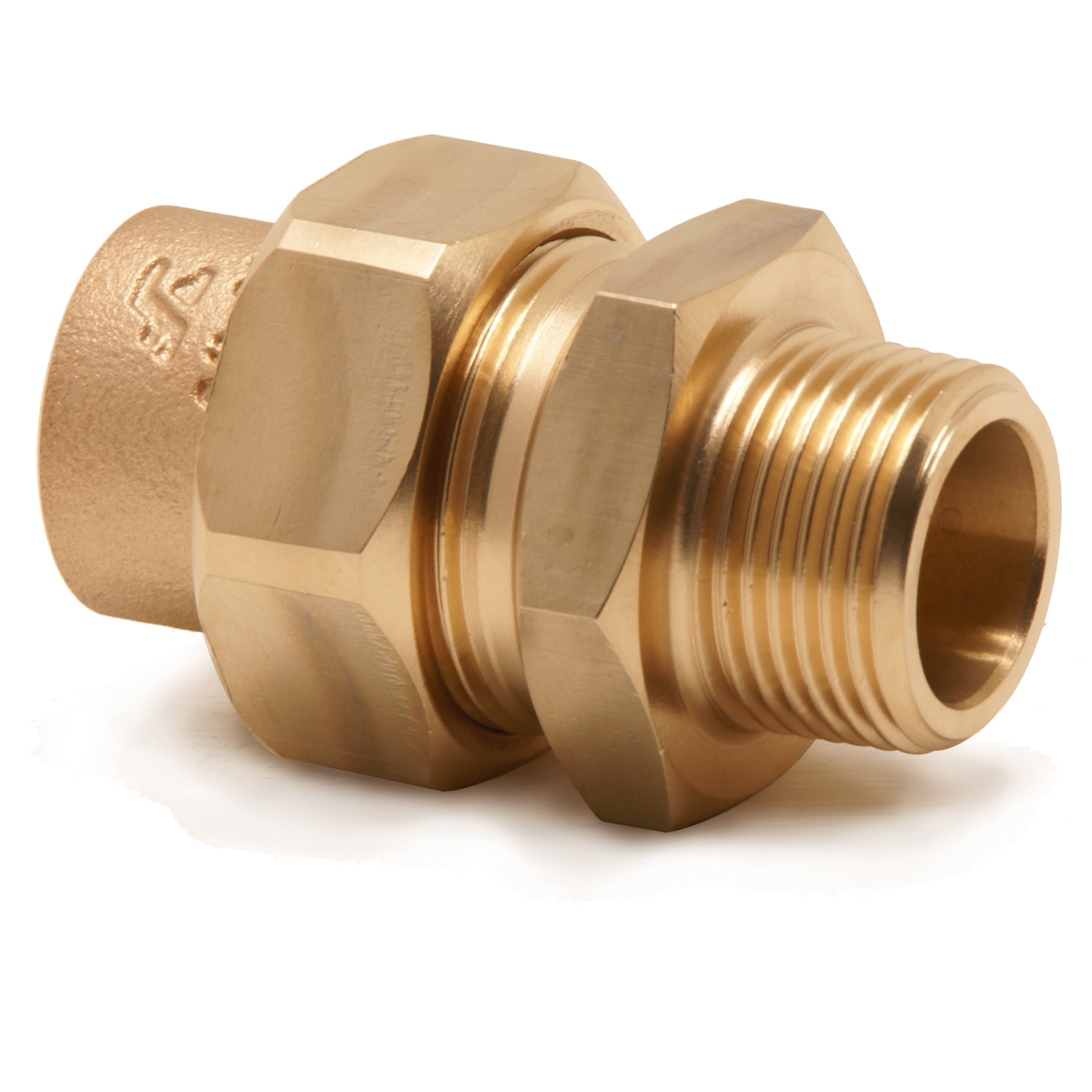 Yorkshire straight male union connector