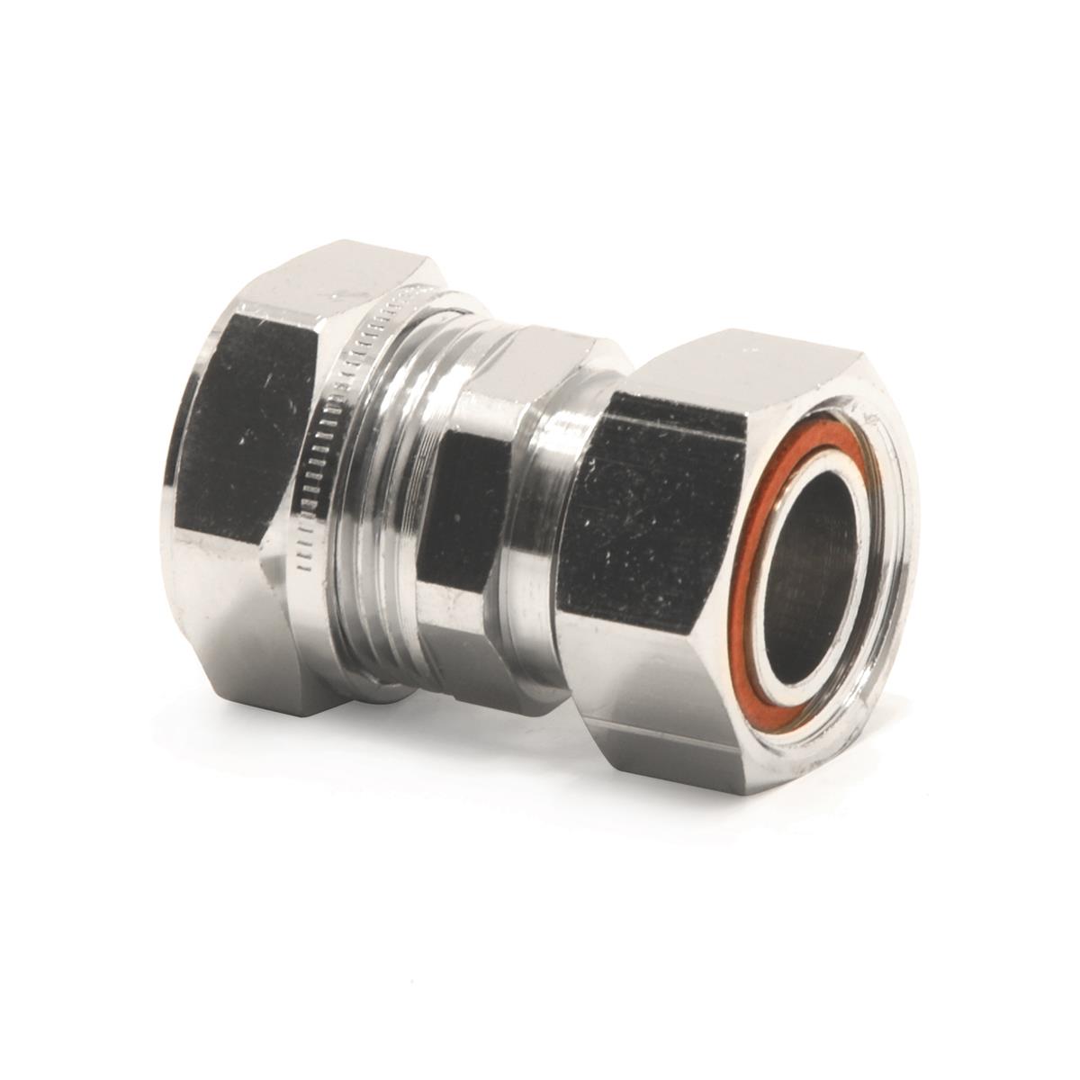 Kuterlite Straight Tap Connector Chrome Plated