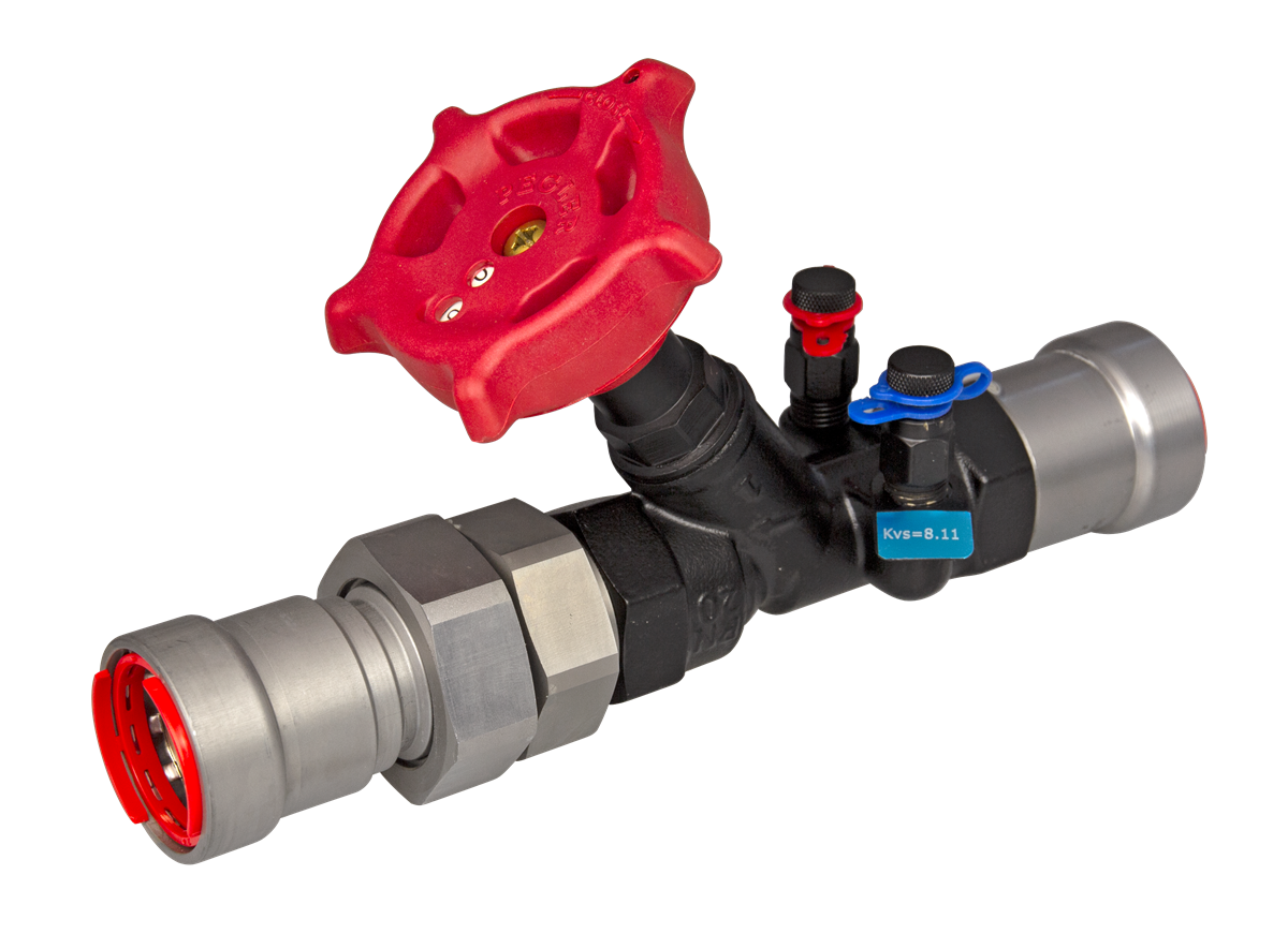 VSH PowerPress injusteringsventil FODRV med union 3/4" DN20 SF