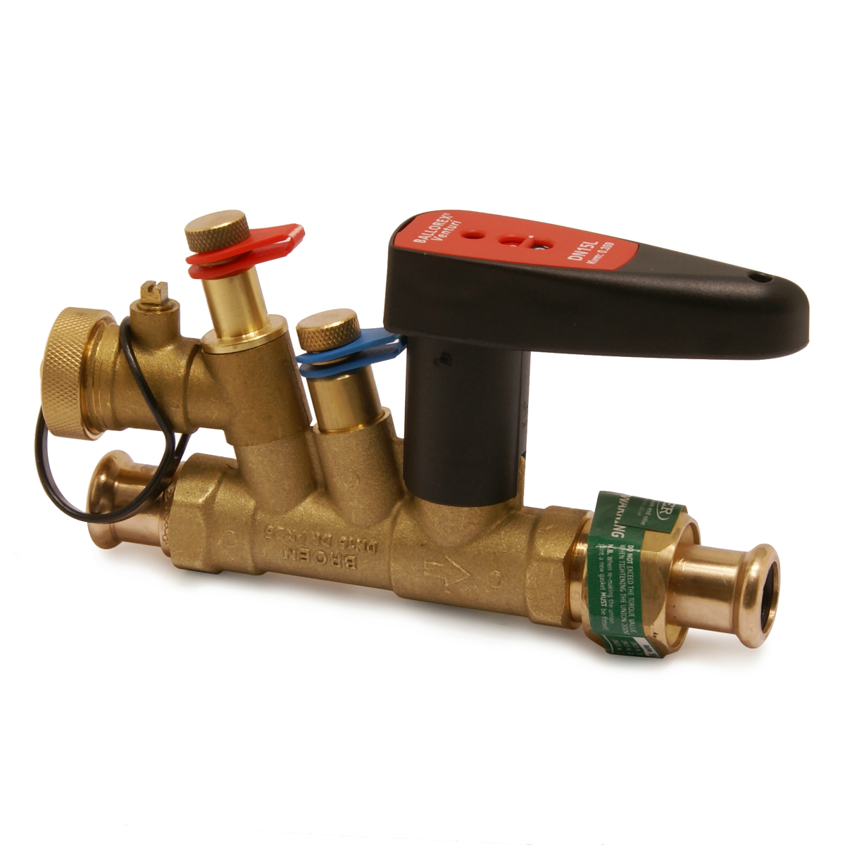 VSH XPress Union Venturi Commissioning Valve With Drain