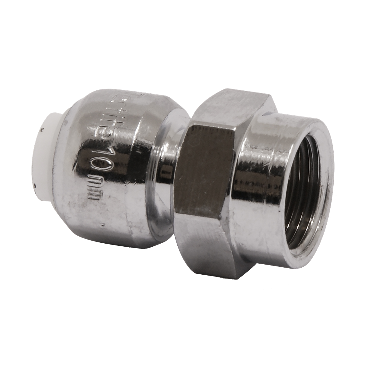 VSH Tectite Classic straight connector (Cr) (push x female thread)