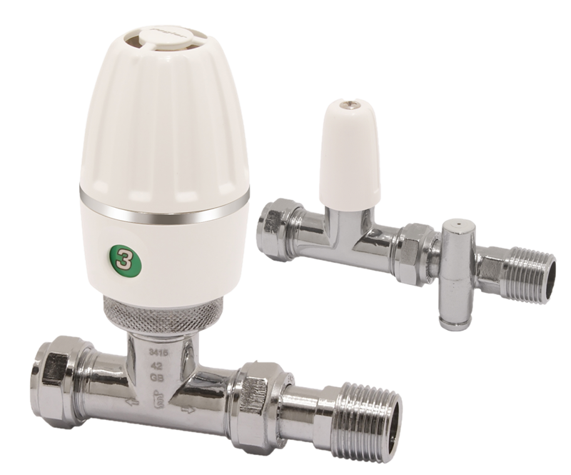 Pegler Terrier TRV and LS inc drain (pack) FM 15xR1/2" Cr