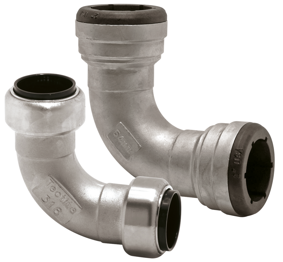 VSH Tectite 316 elbow 90° (2 x push)