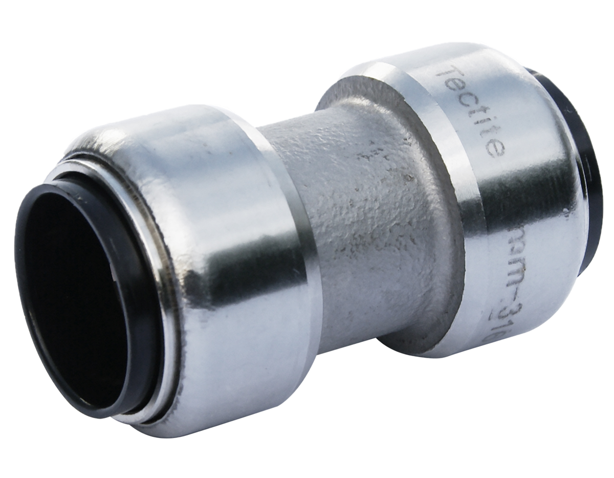 VSH Tectite 316 straight coupling (2 x push)