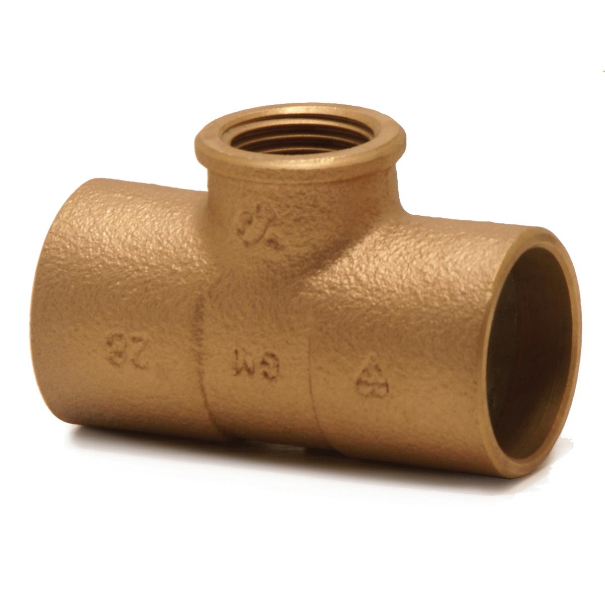 Pegler Yorkshire tee threaded reduced branch FFF 28x28xRp1/2"