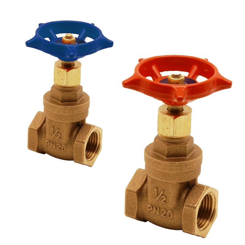 Pegler gate valve FF G1" (DN25) red