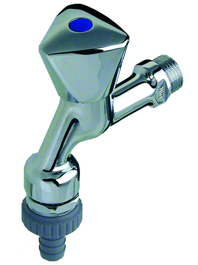 Seppelfricke SEPP Kombi tap combination with crown handle MM G1/2"xG3/4 ...