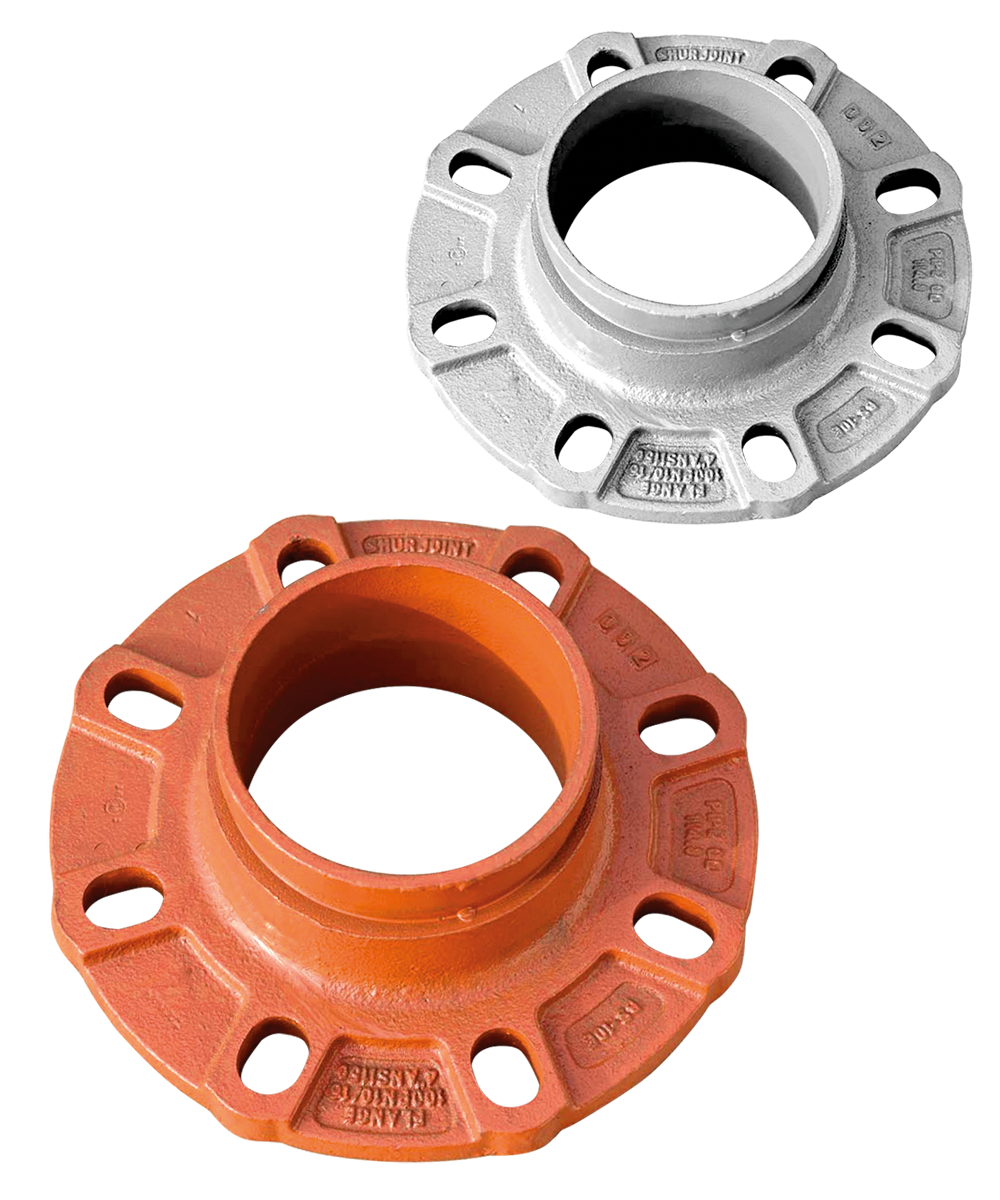 VSH Shurjoint universal flange nipple (groove x flange)