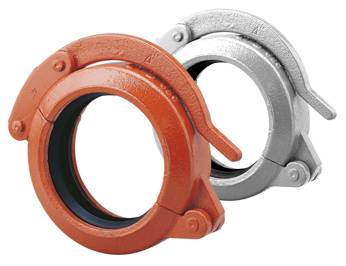 VSH Shurjoint hinged lever coupling (2 x groove), EPDM gasket