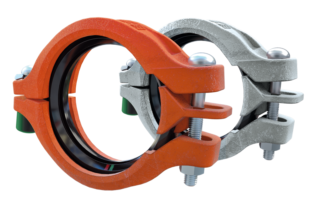 VSH Shurjoint quick install rigid coupling (2 x groove), NBR gasket
