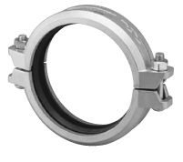 VSH Shurjoint stainless steel flexible coupling (2 x groove), EPDM ...