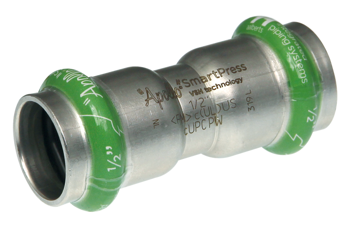 VSH SmartPress straight coupling EPDM (2 x press)