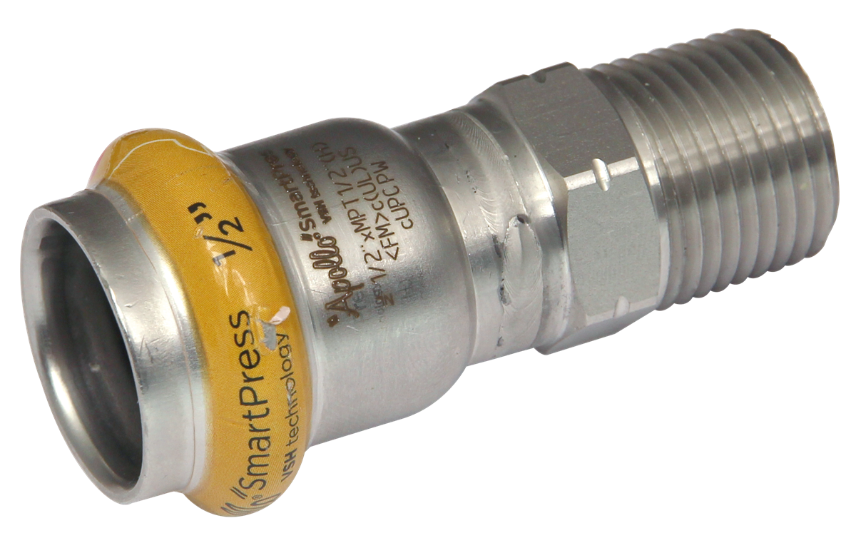 VSH SmartPress straight connector HNBR (press x male thread)