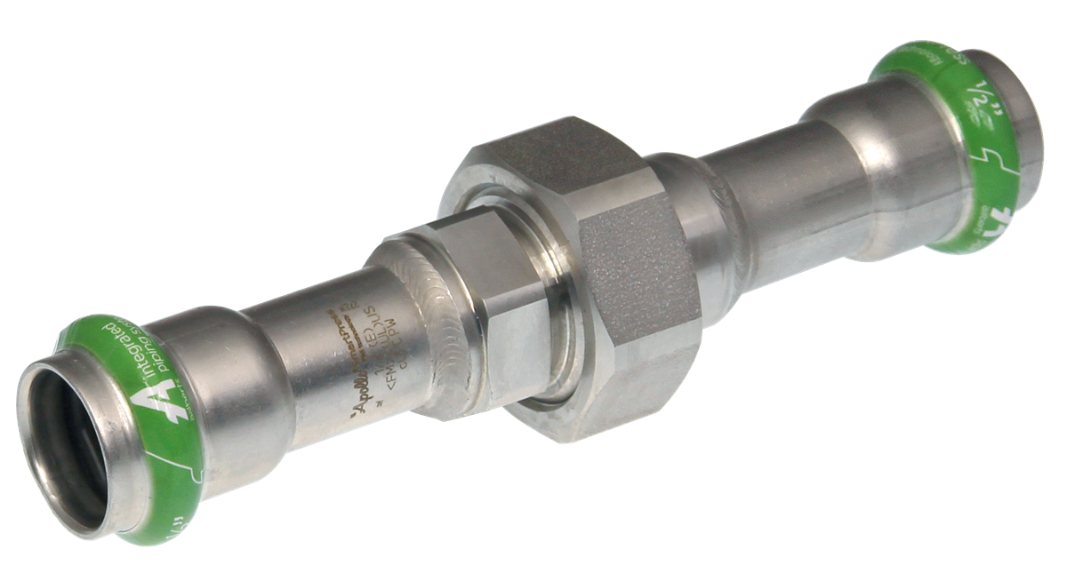 VSH SmartPress straight union EPDM (2 x press)