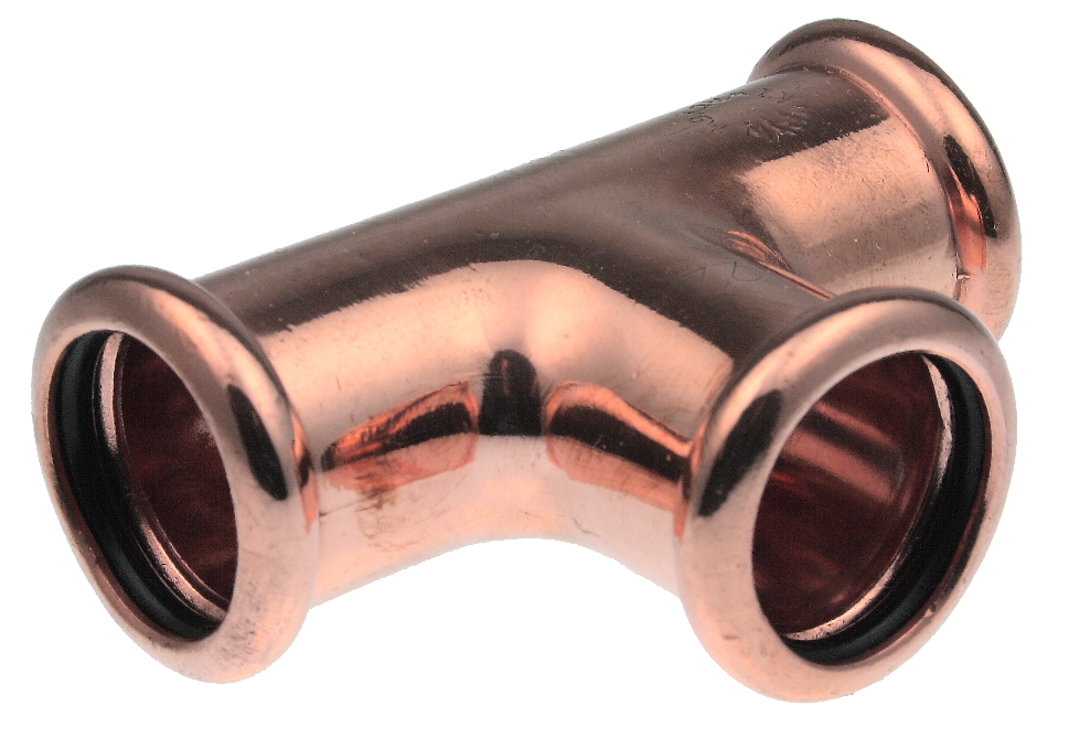 VSH XPress Copper T-piece (3 x press)