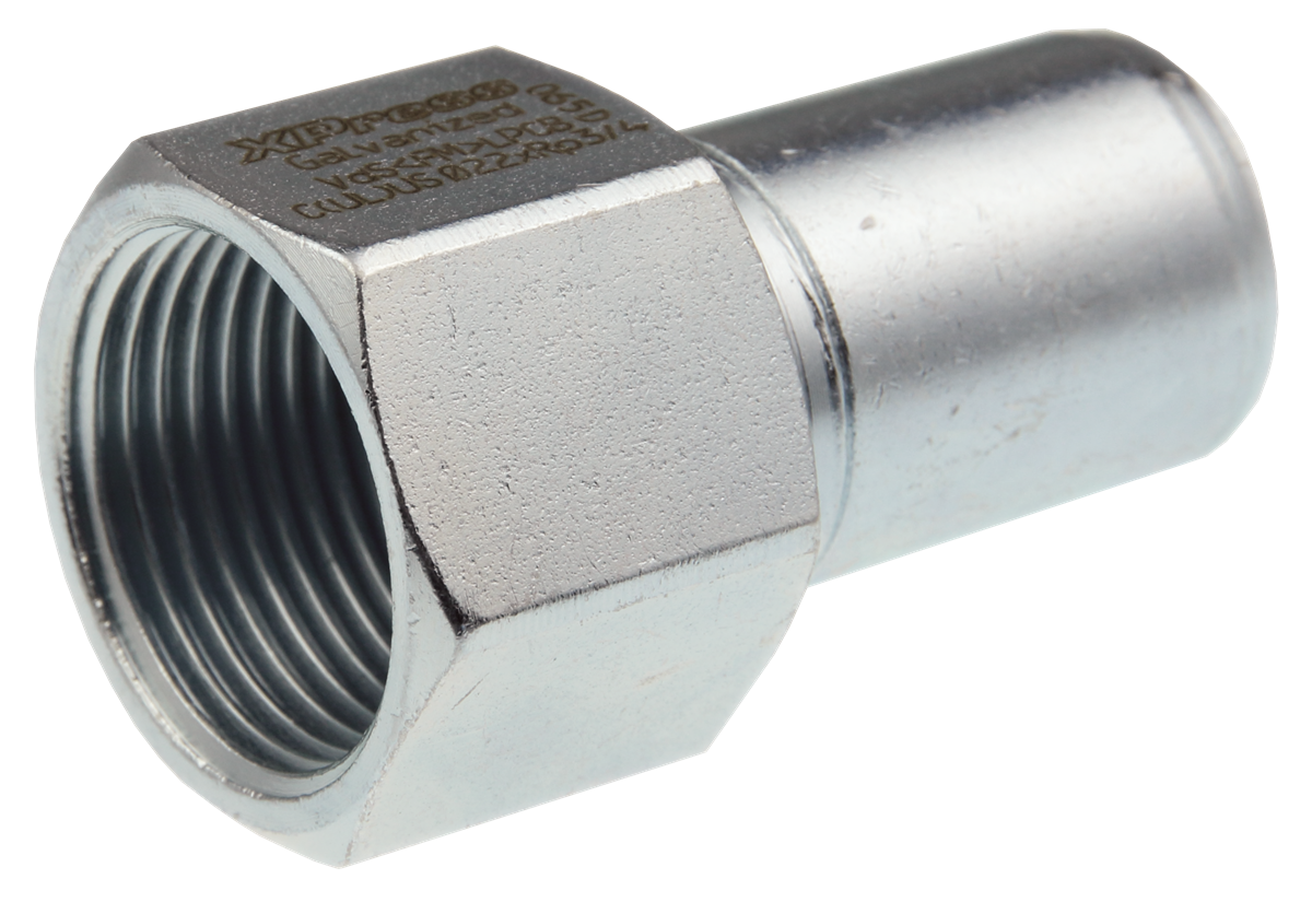 VSH XPress Carbon straight connector (male x female thread)