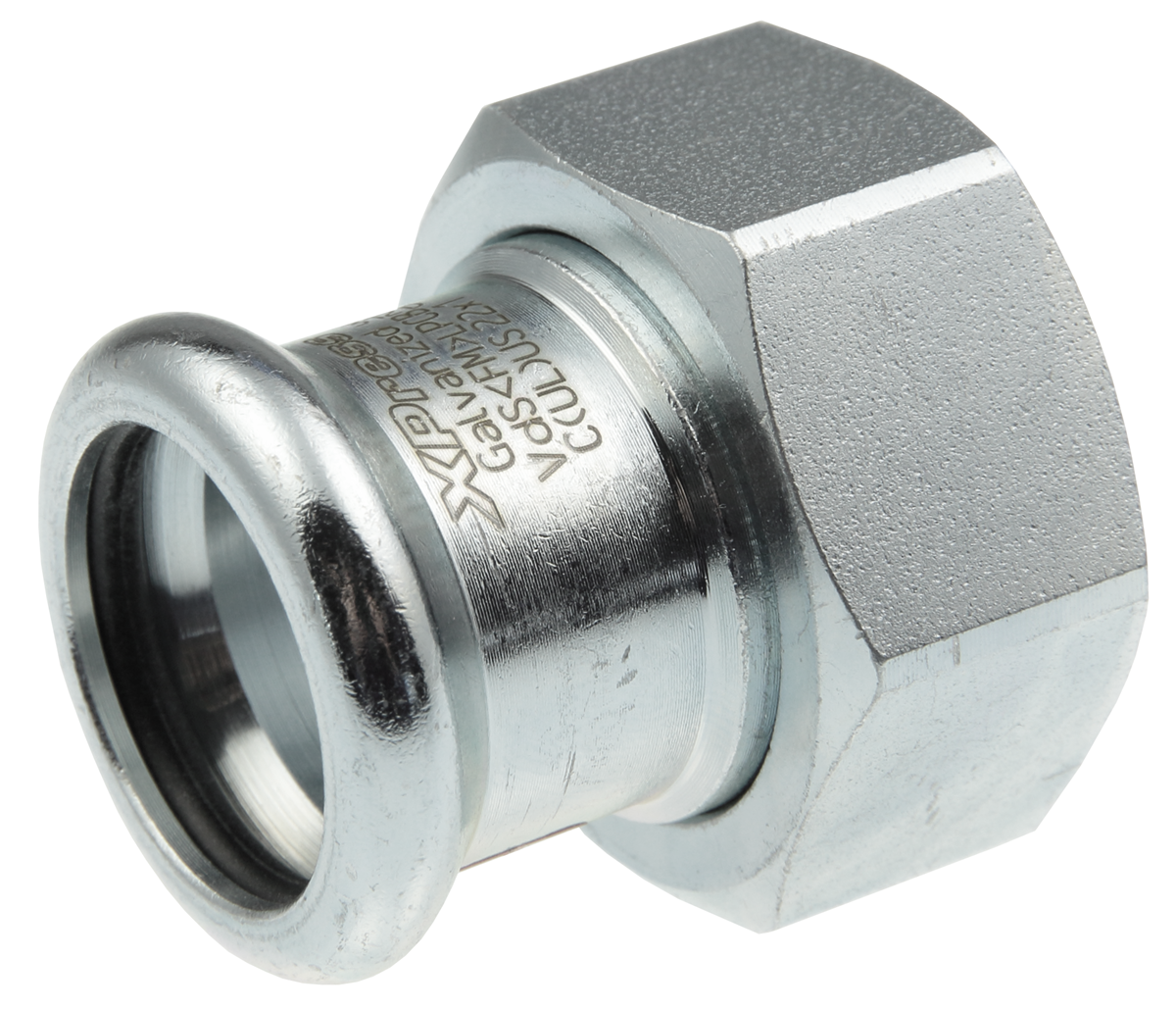 VSH XPress Carbon coupling with nut FF 18xG3/4"
