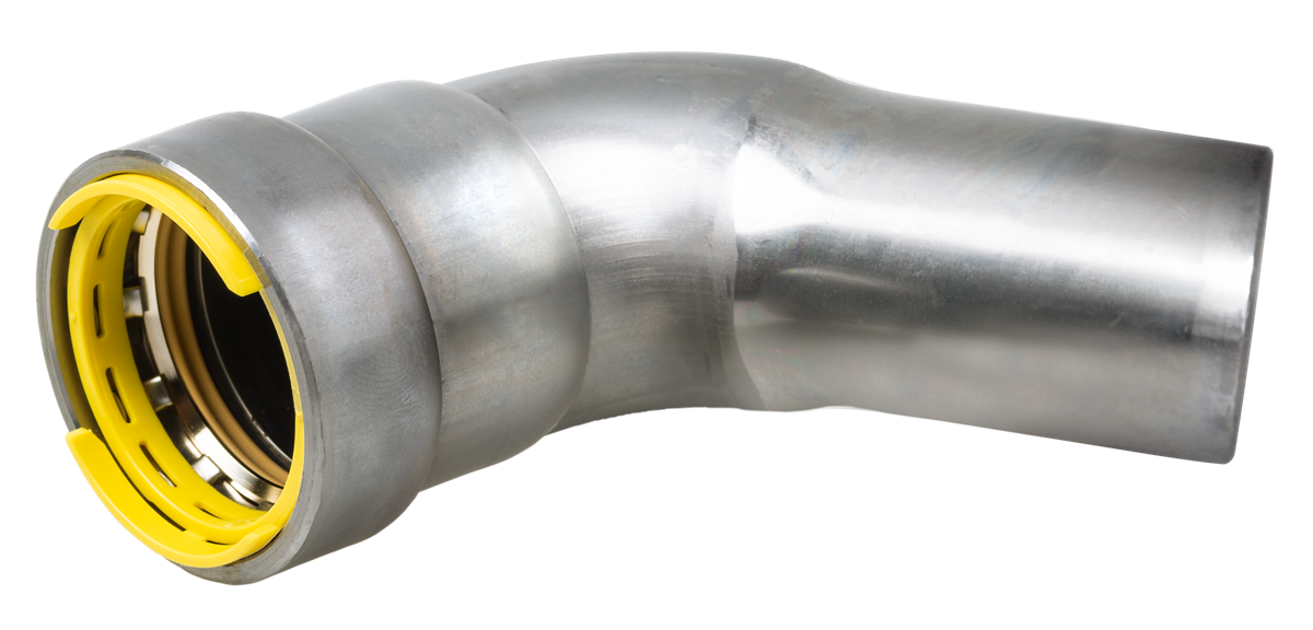 VSH PowerPress Gas Bogen 45° i/a 1 1/2"