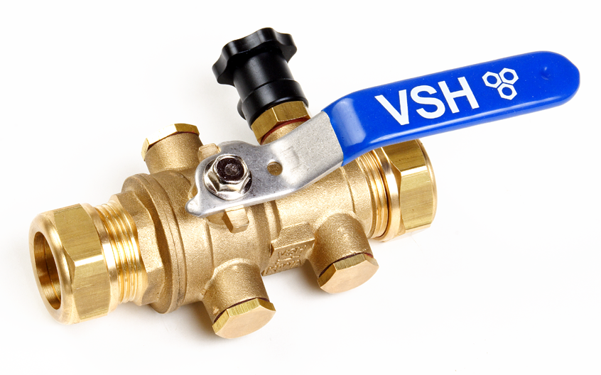 VSH Super water ball valve EA Protect FF 22