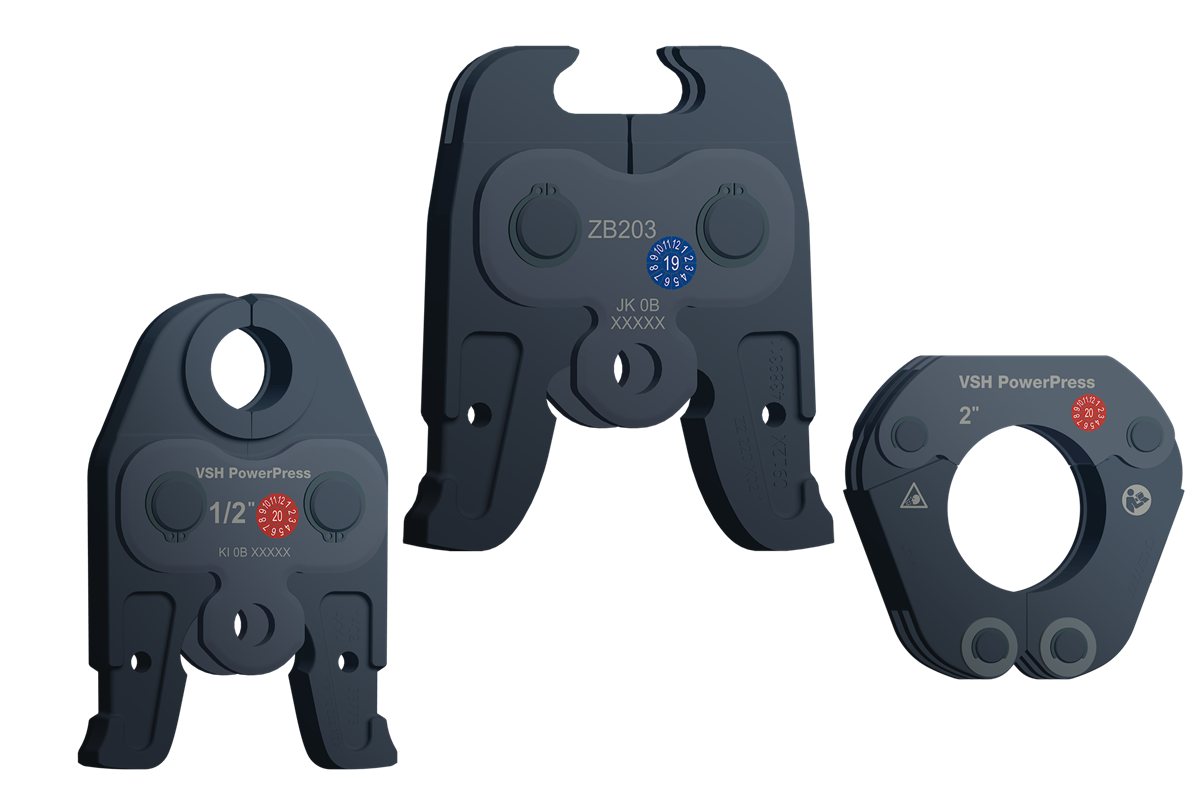 Novopress set ACO203 BT+jaws DW 1/2"-1"+cases