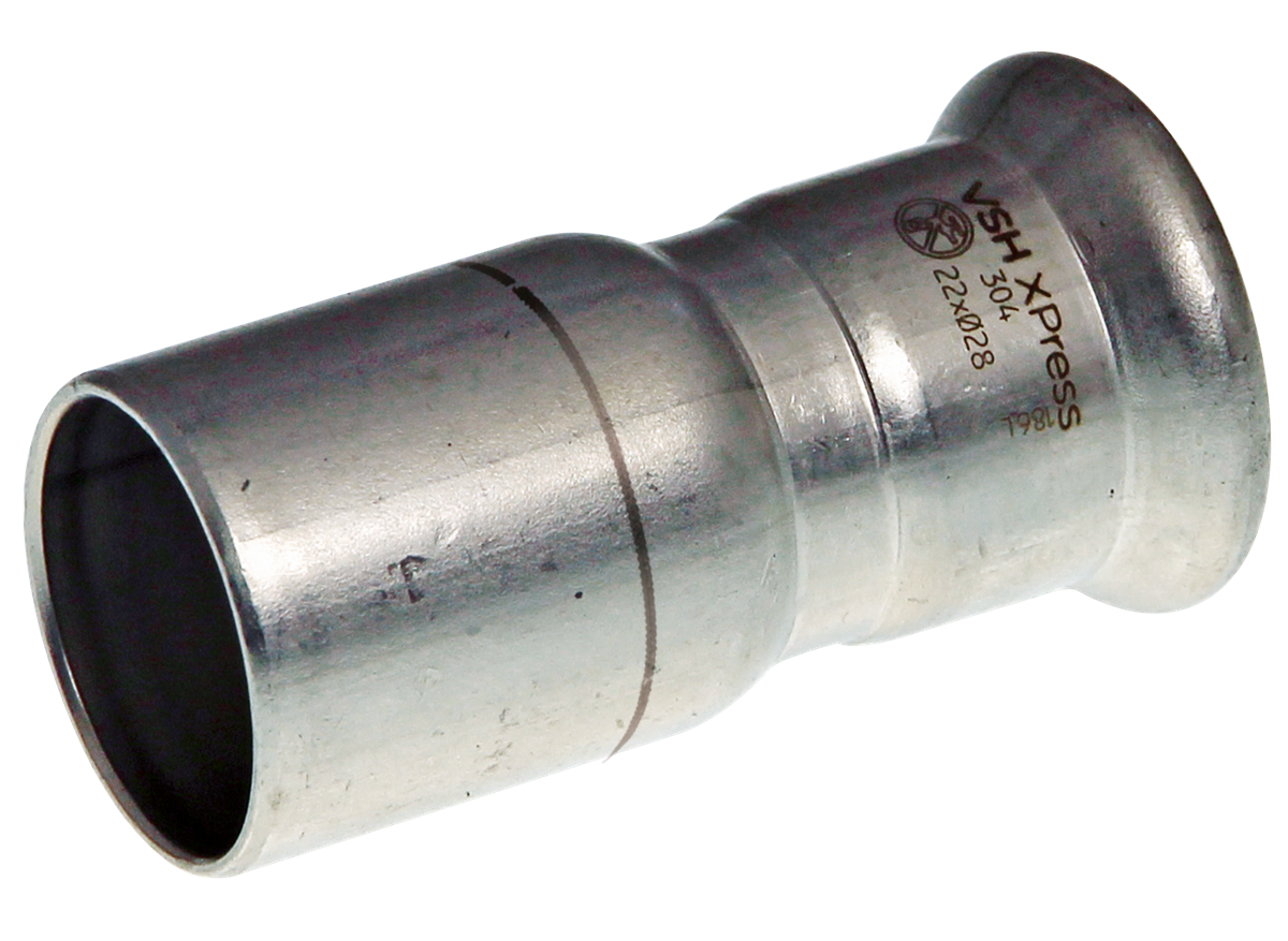 VSH XPress Stainless 304 reducer (male x press)