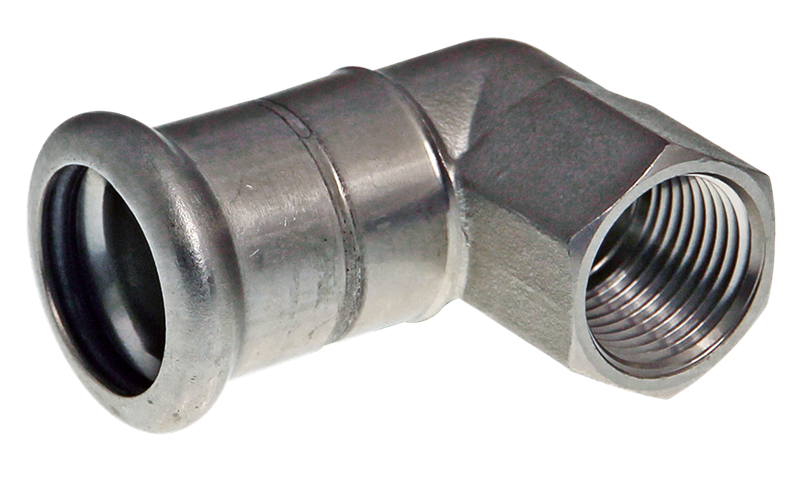 VSH XPress Stainless 304 angle adapter 90° (press x female thread)